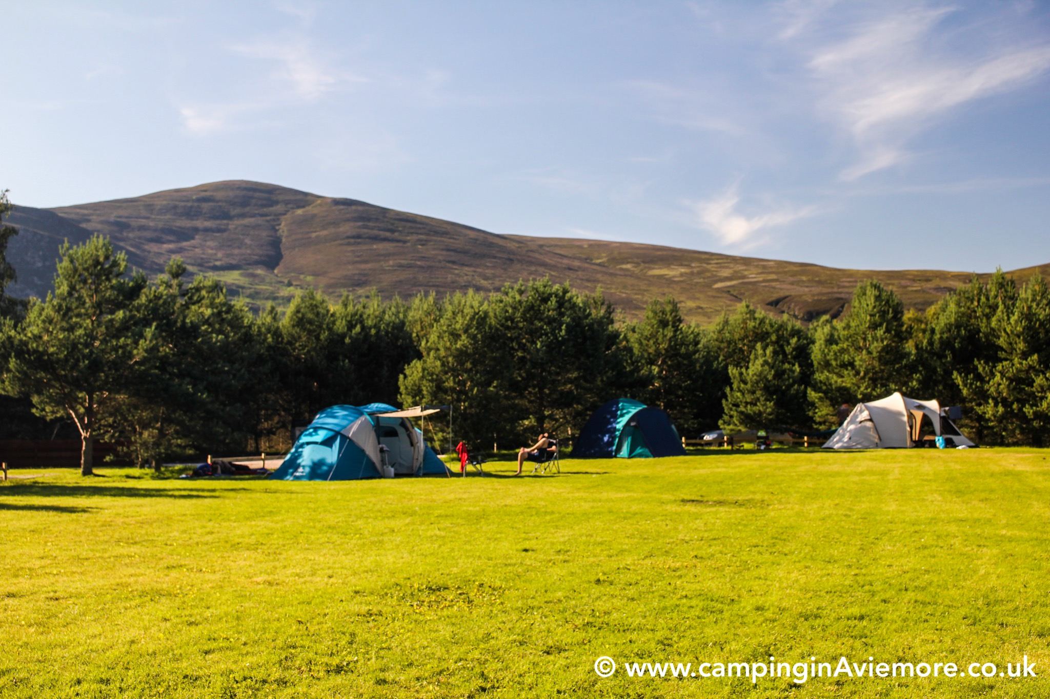 Motorhome, Caravan and Tent Pitches in the heart of the Highlands. Self ...