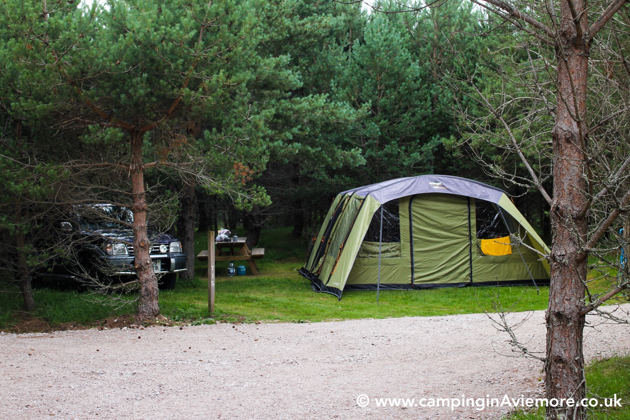 Motorhome, Caravan and Tent Pitches in the heart of the Highlands. Self ...