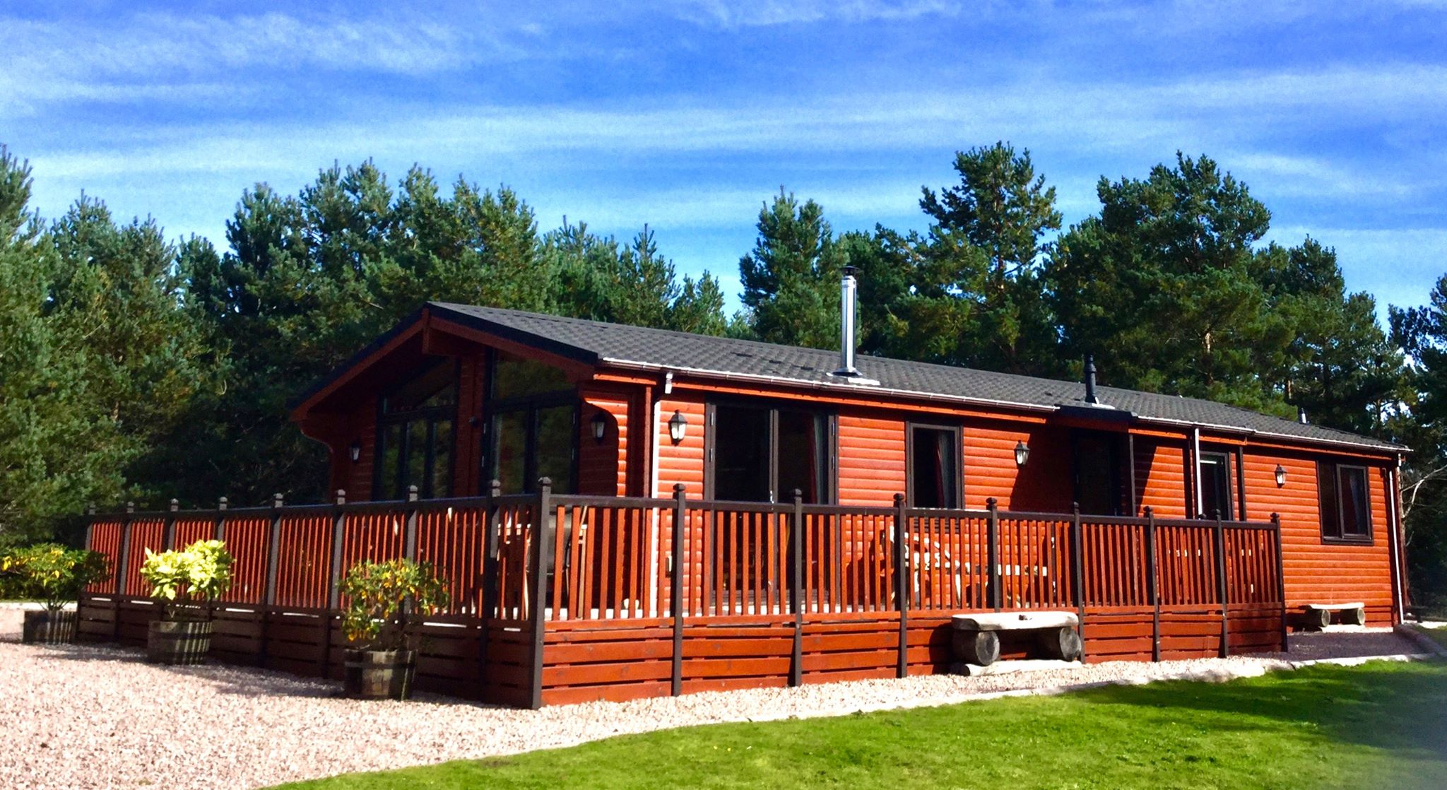 Comfortable, fully-equipped chalets, in the heart of the Scottish Highlands